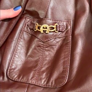 Etienne Aigner | Jackets & Coats | Etienne Aigner Leather Jacket | Poshmark
